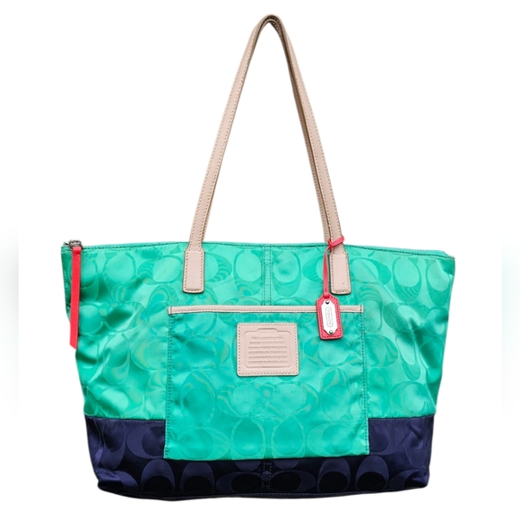 Coach | Bags | Coach Colorful Tote Bag | Poshmark